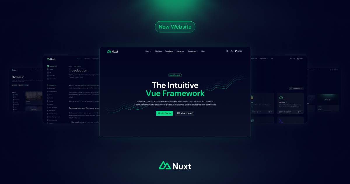 A New Website · Nuxt Blog
